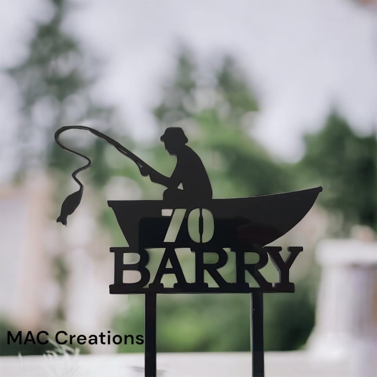 Fishing Cake Topper | MAC Creations Australia