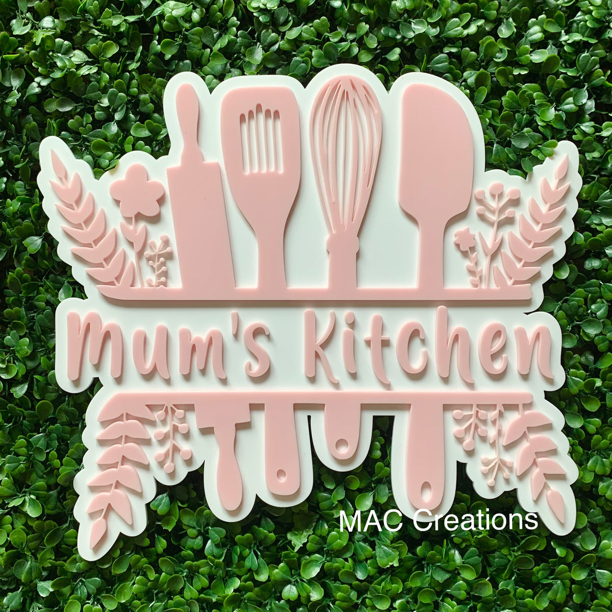 Happy Mother's Day Sign - Wall Plaque by Mac Creations Laser Co