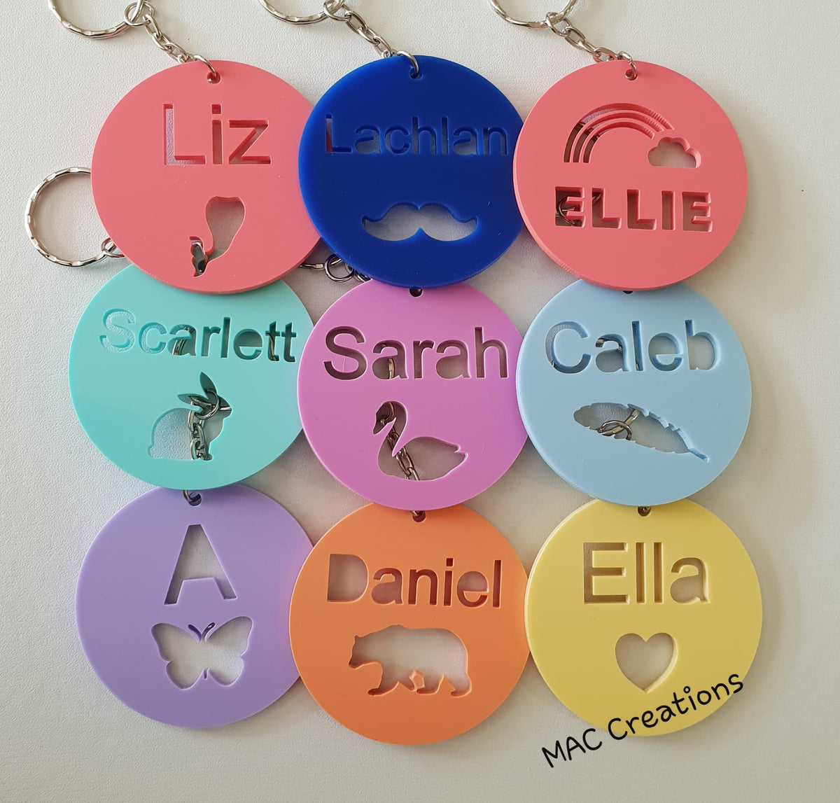 Custom Kids Bag Tag | Multiple Colours Available | Shop Now