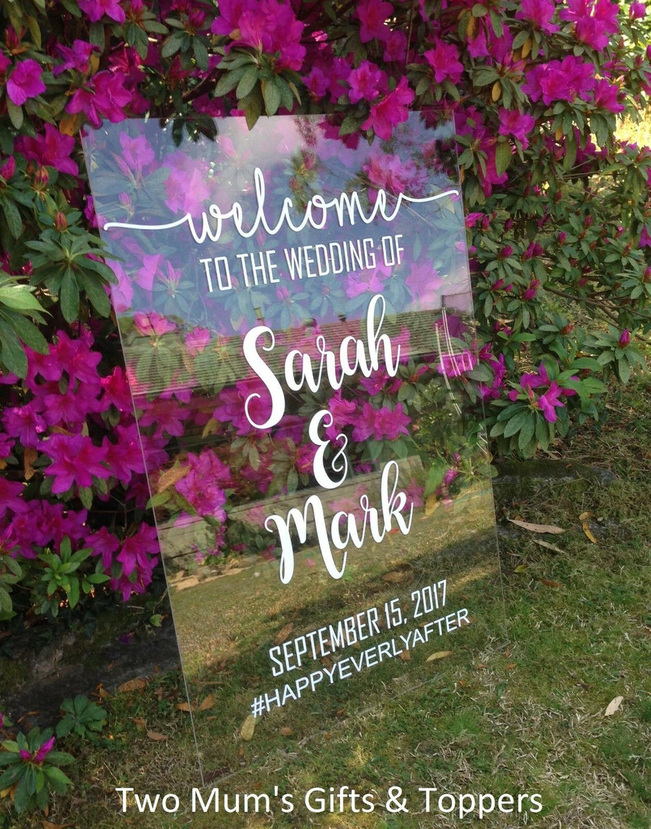 Welcome Sign | Custom & Personalised | Mac Creations Laser Co