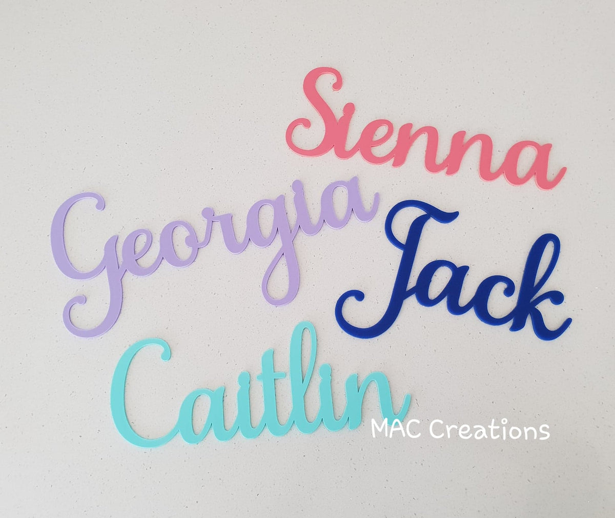 Name Cut-Out - Font 2 - Laser Cut Name