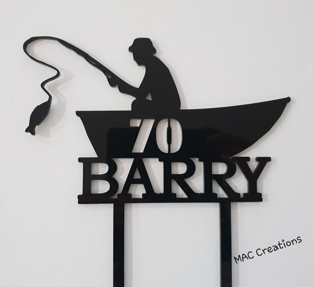 Fishing Cake Topper | MAC Creations Australia