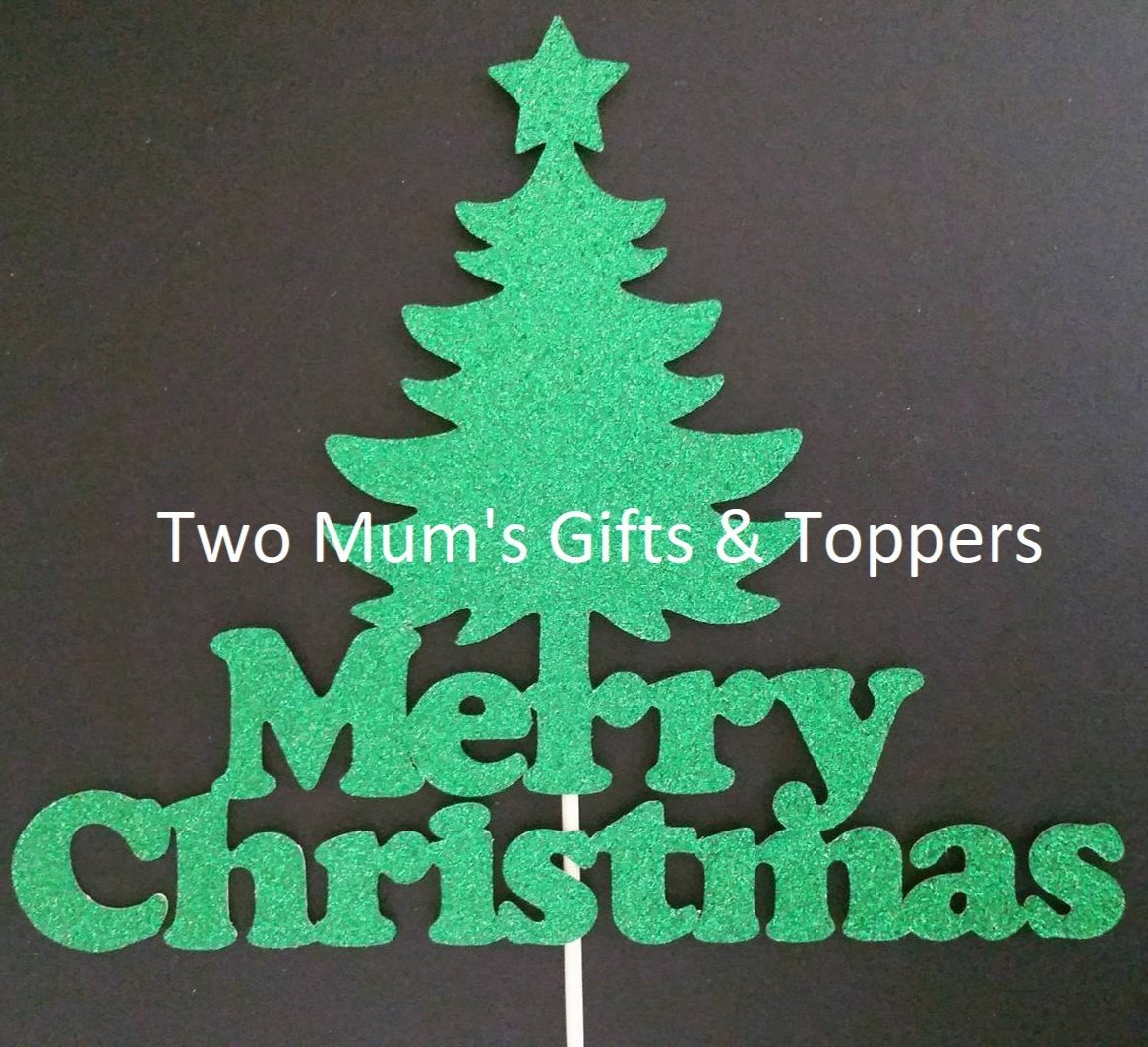 Christmas Tree Cake Topper