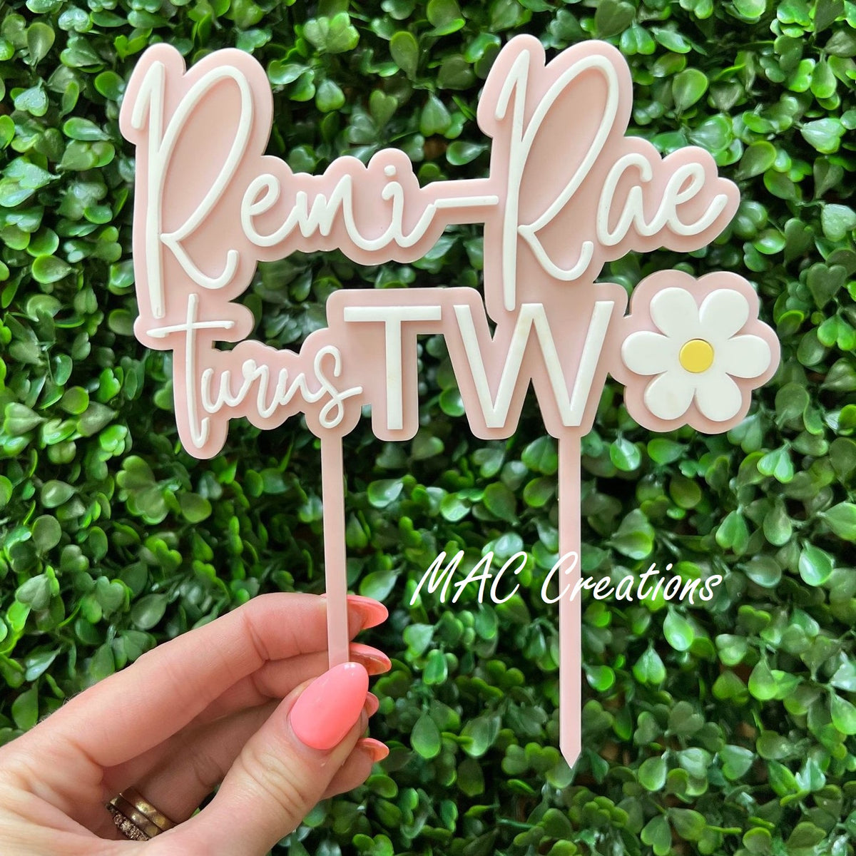 Daisy Flower Cake Topper | MAC Creations Australia